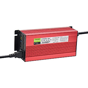 Eseegoo 48 Volt 10 AMP Battery Charger Compatible with EZGO RXV & TXT for 48 Volt Golf Carts with RXV Plug/ 3 Pin Triangle Style Plug