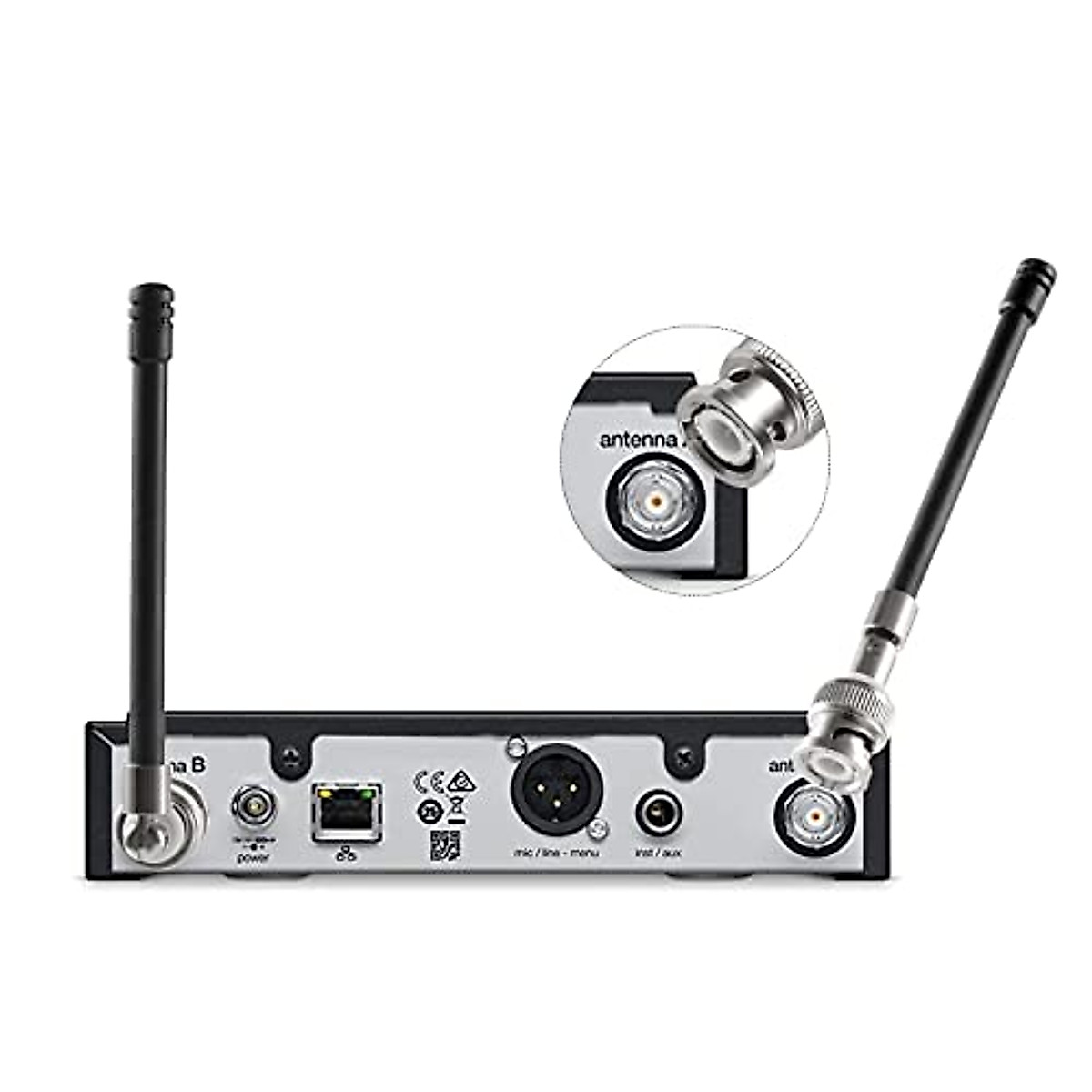 1/4 Wave Replacement Antenna for Shure SLX, BLX, U4S, U4D, UR and More. 470 to 752Mhz（Pack of 2）,Eifagur