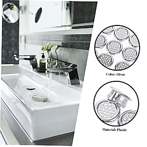 Angoily 20pcs Wash Basin Overflow Ring Kitchen Drain Cap Cover Sink Basin Trim Bathtub Drain Cover Sink Hole Cover Insert Round Hole Insert Spares Sink Trim Ring Plastic Ceramics Round Cap