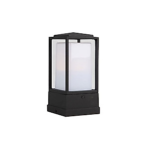 MODEBHD Waterproof Simple Modern Outdoor Table Lamp Floor Lamp Villa Garden Landscape Lantern Lawn Bollard Lamp E27 Decoration Illumination Street Post Light Column Lamps