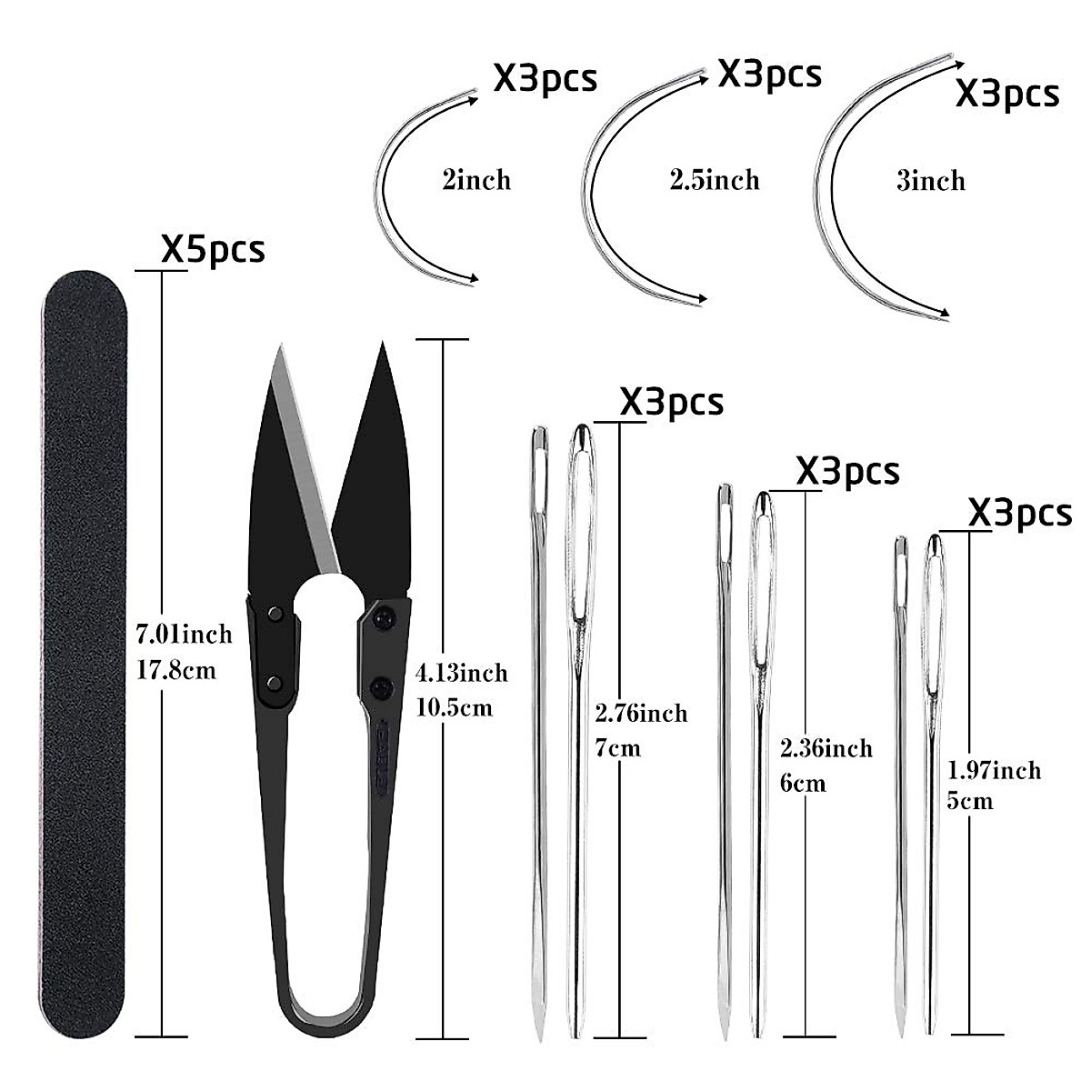 LUNARM Stitching Pony - Leather Sewing Table Desktop Pony Horse Clamp with Big Eyes Sewing Needles Instruction Nail Files Replaceable Patch for DIY Leather Hand Stitching