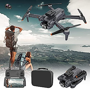 Vetitkima Drone with 2 Cameras, Drone with Dual Hd FPV Camera Remote Control Toys Gifts for Boys Girls with Altitude Hold Headless Mode