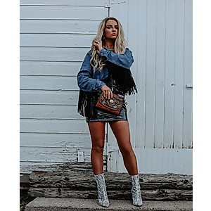 American West Desert Wildflower Small Crossbody Bag/Wallet