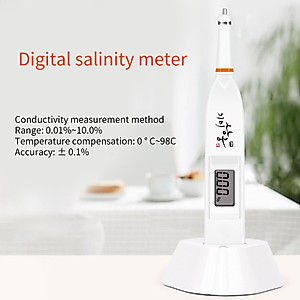 JinGuoZiLP Digital Salinity Meter Tester Pen Food Beverages Salts Content Water Quality TES