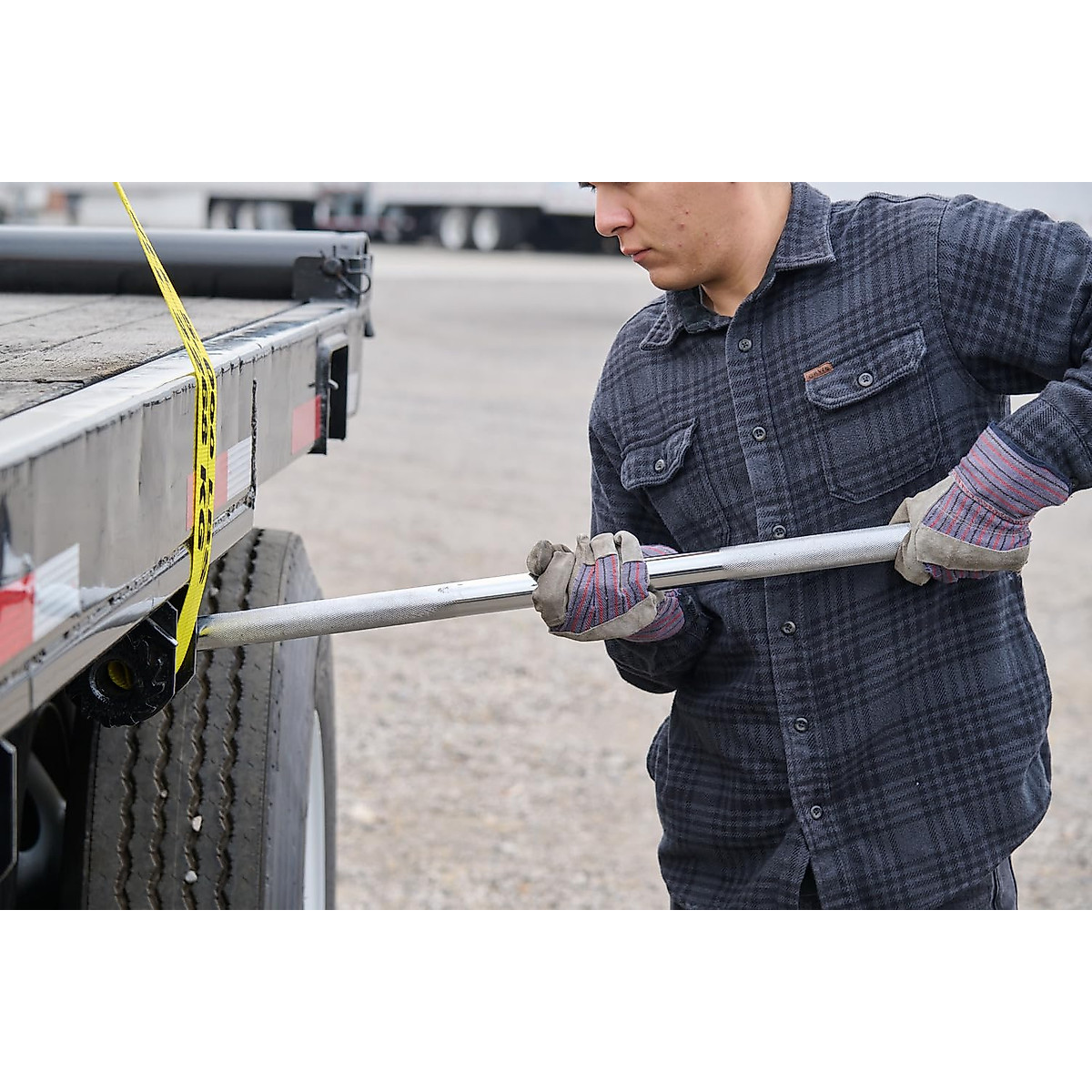 KEEPER - 36” Winch Bar, Chrome - Use with Bolt-On or Weld Style Deep Storage Winch