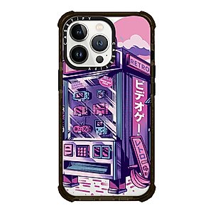 CASETiFY Ultra Impact Case for iPhone 13 Pro - Retro Vending Machine - Clear Black