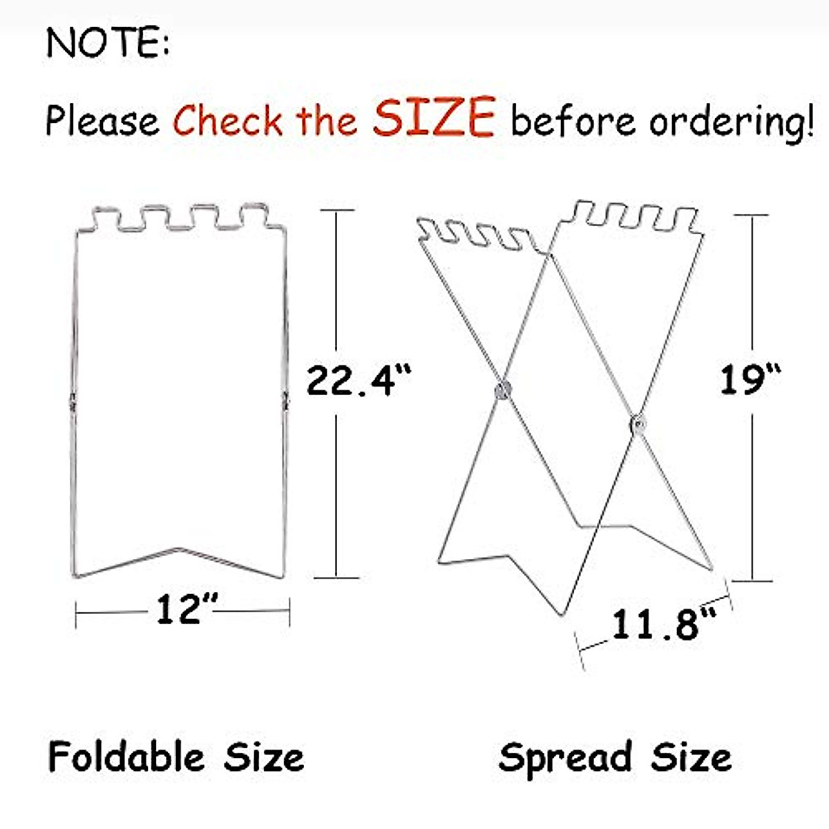 Trash Bags 1 Gallon-12 Gallon Holder Stand(free adjusted), Waste Sorting Bin, Grass Clippings Portable Fold Up Can, Trash Stand Holder for Camping Recycling Suitable in Bedroom, Kitchen, Camping