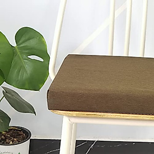 Kiyeocca Waterproof Throw Pillow for Custom Cushions, Anti-Scratch Patio Bench Pillow, Lawn Garden Bench Porch Swing Cushion with Ties, Outdoor Couch Cushion Decoration Pillow