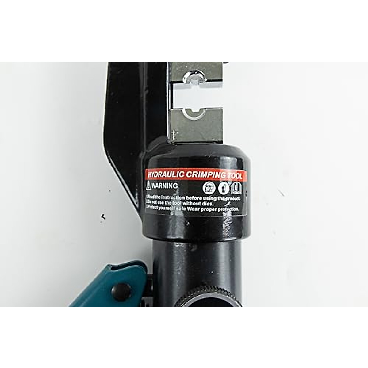 Hand Operated Hydraulic Crimping Tool Range 12 AWG-2/0 AWG for Cable Lugs Hydraulic Crimping Crimper Wire Terminal Lug Tool with 9 Pairs of Dies