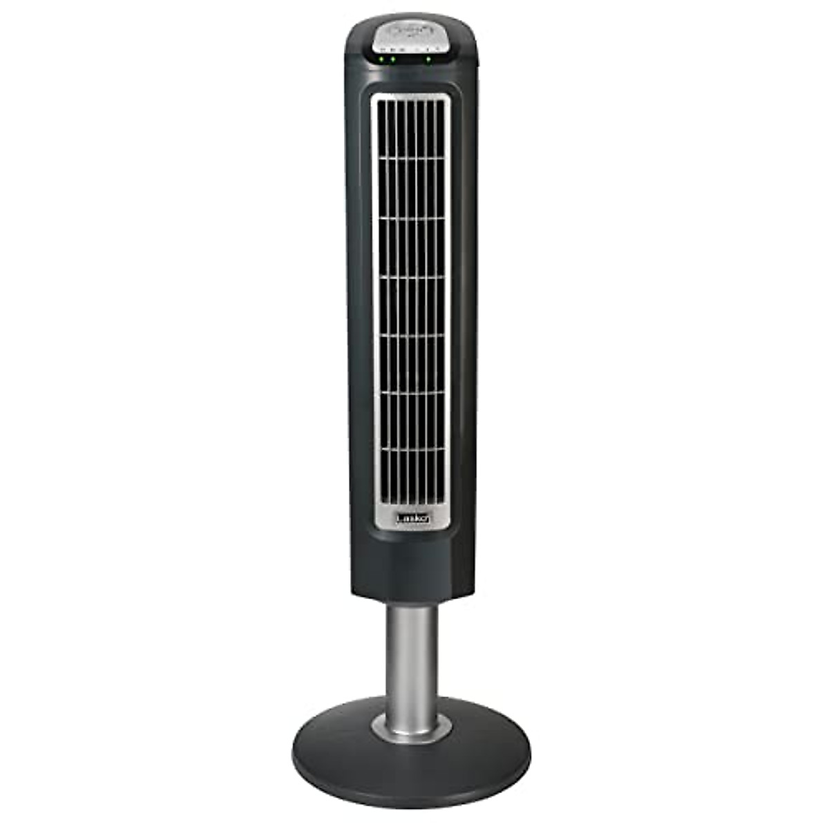 Lasko 2519 3-Speed Wind Tower Fan with Remote Control, 38 Inch, Gray