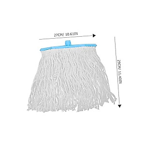SOESFOUFU Replaceable Mop Head Cotton Mop Heads Mop Refill Wet Industrial Mop Heads Mop Replacement Mop Head Refill Mop Pads Reusable Mop Head Cloth Mop Head Replacement Mop Supplies Plastic