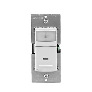 Leviton IPV0R-1LZ Decora Motion Sensor In-Wall REMOTE , For Use ONLY with IPS15 or IPV15 Sensors, White/Ivory/Light Almond