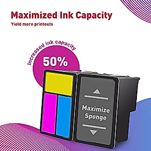 HOTCOLOR Printer Ink 275 276 XL Replacement for Canon 275 and 276 Ink Cartridges XL PG-275XL/CL-276XL for Canon PIXMA TS3522 TS3520 TR4720 (1+1, 2 Pack)