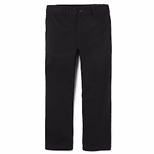 The Children's Place Boys Stretch Chino Pants,Black Single,6