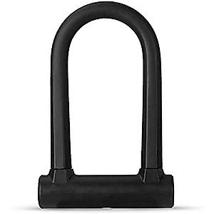 DULASP U Lock for Bicycle Bicycle Lock Anti-Theft Bike Lock U Lock MTB Road Mountain Bike Motorcycle Lock Steel Security Lock with Keys Bicycle Accessorie Bike Lock (Color : Black)