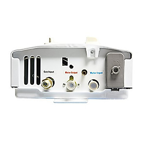 Marey GA5PORT Portable Propane Gas Tankless Water Heater, Small, White