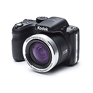 Kodak PIXPRO Astro Zoom AZ421-BK 16MP Digital Camera with 42X Optical Zoom and 3 inch LCD Screen (Black) (Renewed)