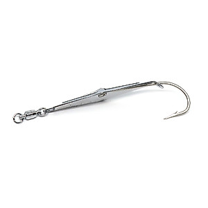 CLARKSPOON Spoon-Squid Precision Fishing Spoon for Spanish Mackerel, Bluefish, Tuna, Atlantic Bonito, & More! - Size 0 Spoon-Squid w/Ball Bearing Swivel - 5 Pack Assortment