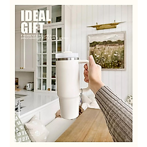 Neepanda 9 PCS Silicone Straw Cover (White)