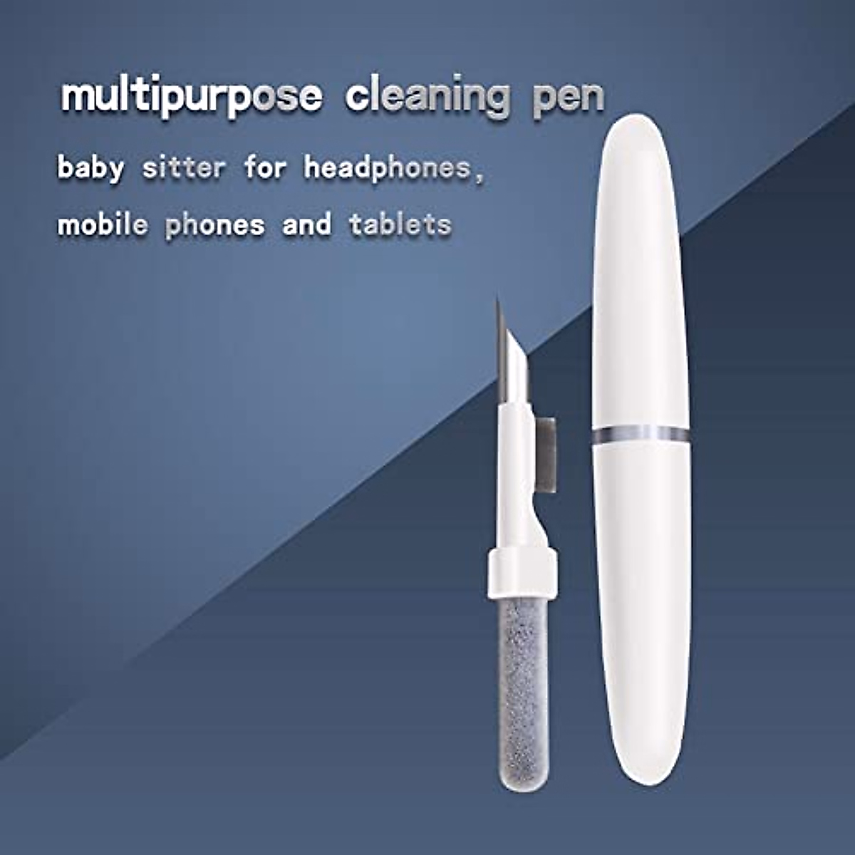 weiyufang Bluetooth Earbuds Cleaning Pen Multifunction in-Ear Earphones Cleaner with Soft Brush Cleaning Pen Soft Brush for Bluetooth Earphones Box Camera Mobile Phone