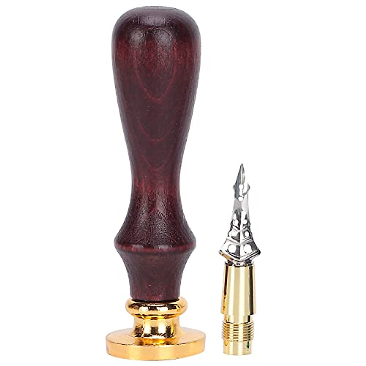 GOWENIC Dip Calligraphy Pen Set, Ink Sac Pen Kit Retro Carved Design for Office for Home (SP139001 black)