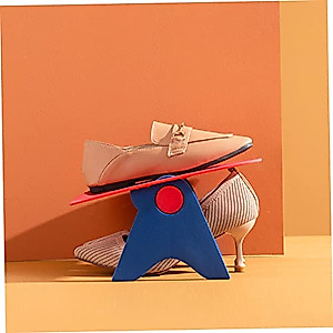 Cabilock 2pcs Storage Rack Shoe Tray Shoe Organizer Shelf Brackets for Shelves Sneaker Heels Shoe Rack Organizer Shoe Stacker Slots Shoe Slots for Shelf Shoes Holder Shoe Rack for Home Set