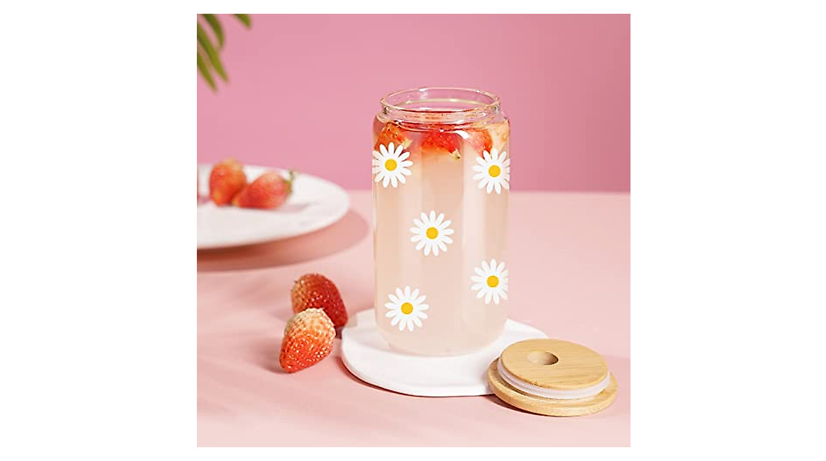 GSPY Daisy Aesthetic Cup - Perfect Gift for Coffee Lovers