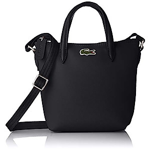 Lacoste womens XS SHOPPING CROSS BAG, NF2609PO, black, One Size