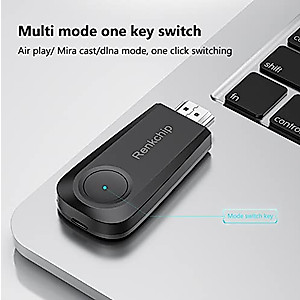 Charella #MAbW99 Wireless Display Adapter/Receiver Support Mirror Phone/Tablet/Laptop to HDTV Supports Select Android & Windows Device