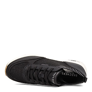 Skechers Women's Street Arch Fit S-Miles-Walk On Sneaker 8.5 B(M) US Black