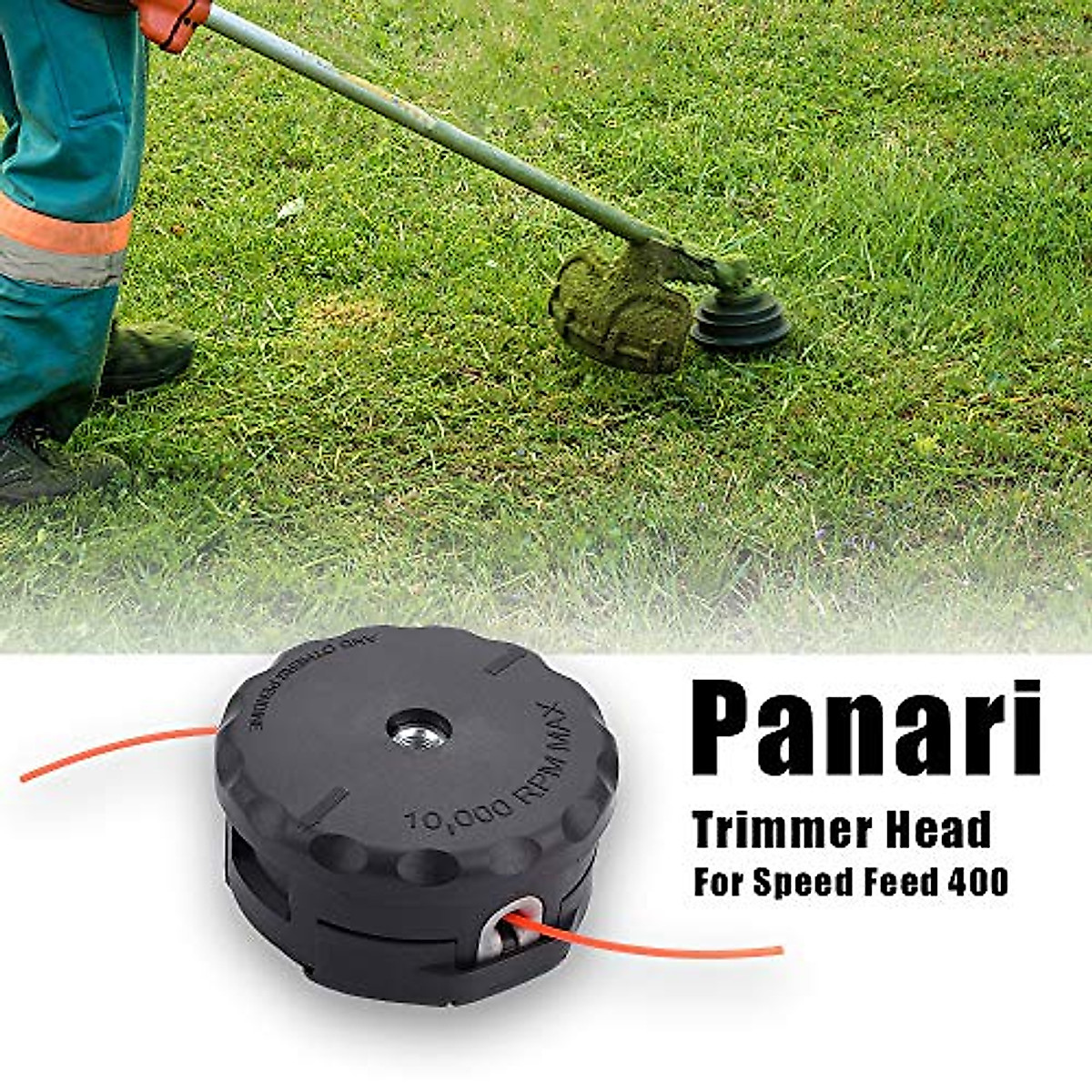Panari Trimmer Head for Echo Weed Eater SRM225 SRM211 PAS210 PAS211 PAS225 PAS230 PAS231 PAS260 PAS265 Speed Feed 400 SRM Series Straight Shaft Bump Head