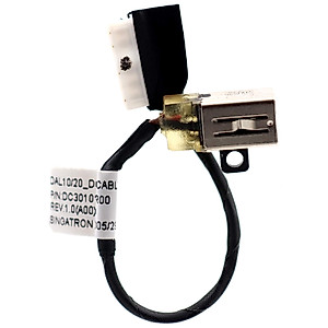 Deal4GO DC-in DC Power Input Jack Harness Replacement for Dell Latitude 3490 3590 Inspiron 15 (3583) 14 (3482) DC301012300 228R6 0228R6