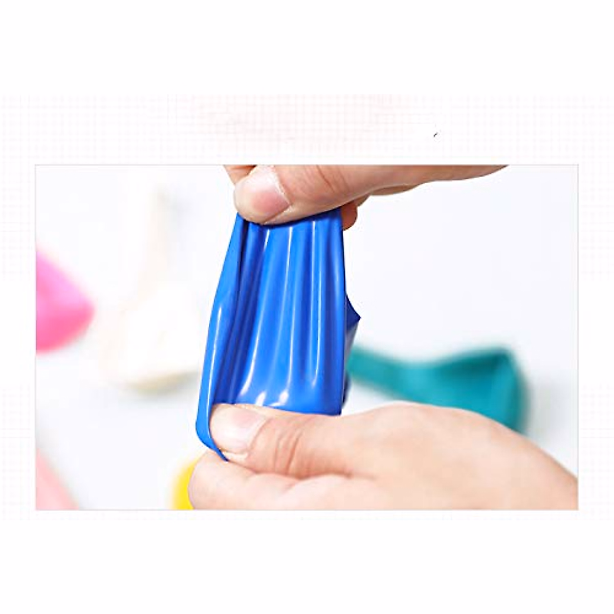 LFYDM Latex balloon 100 pcs 12 inch ： white and light pink and rose red and light rose latex balloons