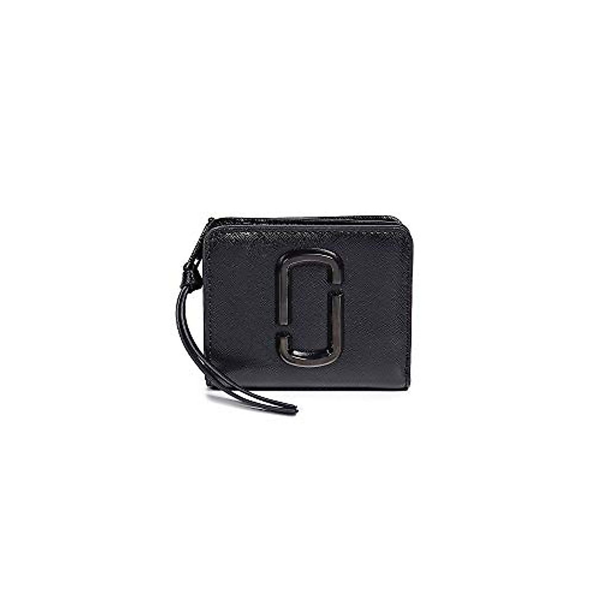 Marc Jacobs Women's The Snapshot DTM Mini Compact Wallet, Black, One Size