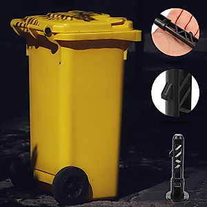 PartyKindom 4pcs Trash Can Latch Dustbin Lid Latch Wheelie Trash Hinges Garbage Can Latches Trash Bins Accessories Dust Bin Hinge Pin Wheelie Bin Lid Pin Trash Can Lock Trash Bin Latch Plastic