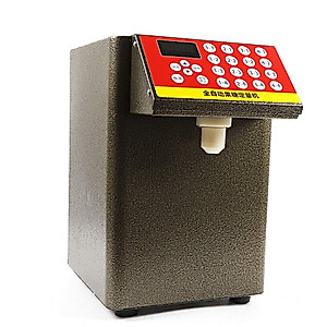 DENESTUS Automatic Fructose Dispenser Syrup Dispenser 8000CC Bubble Tea Fructose Quantitative Machine Stainless Steel Barrel 220V