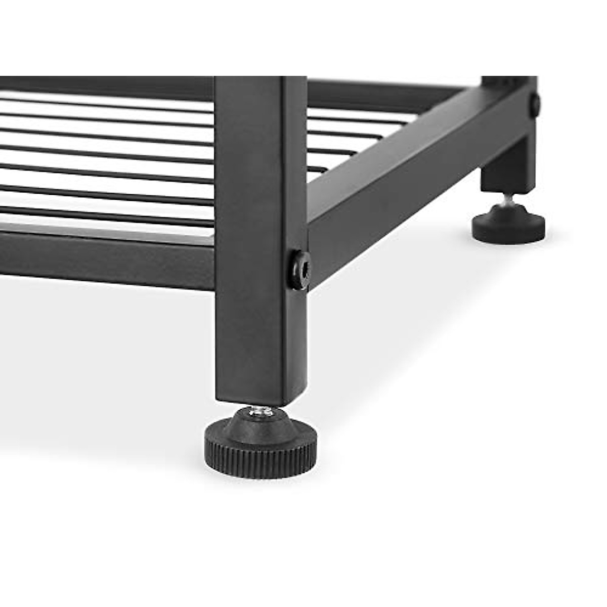 Whitmor Modern Industrial Entryway Coat Rack Hall Tree w/Shoe Storage, Rustic Brown