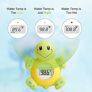 Cushore Baby Bath Thermometer (Upgraded Version) with Automatic Water Induction Switch, Baby Bath Float and Play Toy for Infant, Smart Accurate Bathroom Safety Temperature Thermometer ℃/℉