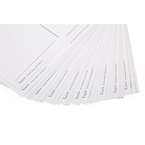 ETCHR Watercolor Postcards - Hot Press - Professional Artist Grade 100% Cotton Watercolor Cards for Mixed Media - 100 Hot Press Watercolor Paper Postcards - Vegan-Friendly