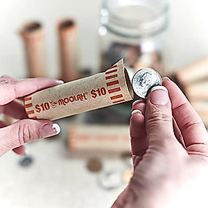 Moolah Preformed Quarter Coin Wrappers, 1000 Count, 7291025