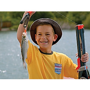 Rocket Fishing Rod - Ready to Fish Kids Fishing Pole - Shoots a Bobber Instead of Casting