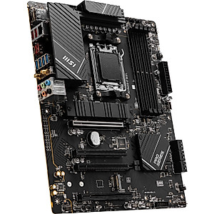 MSI PRO B650-P WiFi ProSeries Motherboard (AMD AM5, ATX, DDR5, PCIe 4.0, M.2, SATA 6Gb/s, USB 3.2 Gen 2, HDMI/DP, Wi-Fi 6E, AMD Ryzen 7000 Series Desktop Processors)