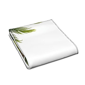 luxteen The Palm Tree Hand Towel Print Bath Bathroom Towel Highly Absorbent Soft Guest Fingertip Towels