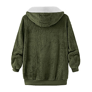 Ollysqiar Quarter Zip Pullover Women Hooded Coats Jacket Pullover saved items coupons & promo codes womens travel outfit for airplane ladies clothes sale hiking outfit for women y orders