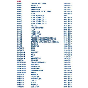 Muzzys WPT688 (Upgraded 12AWG Wires) HVAC Blower Motor Resistor Repair Connector Plug Harness Pigtail FITS: Ford Explorer Escape Expedition Mustang Fiesta Lincoln Navigator Mercury 3U2Z14S411ZEA