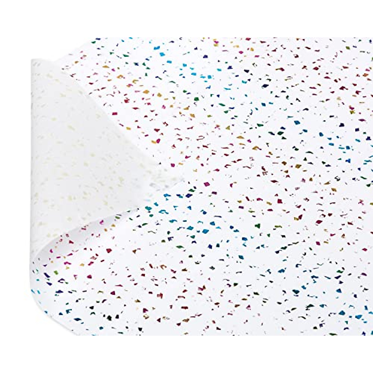 Papyrus 4 Sheet Rainbow Confetti Tissue Paper for Gifts, Decorations, Crafts, DIY and More