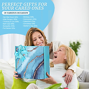 Get Well Gifts For Women After Surgery -12 PCS Self Care Gifts for Women, Care Package Get Well Soon Gift Basket- Sympathy Gifts, Birthday Gifts for Women Tumbler Blanket Candle Relaxing Spa Gifts