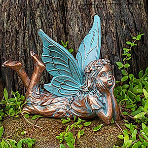 BRECK'S Relaxing Fairy Statue - Add a Wonderful and Whimsical bit of Relaxation to Your Garden!