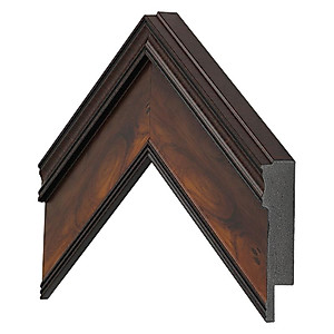 Frame My TV Deco TV Frames - Burlwood Smart Frame Compatible ONLY with Samsung The Frame TV (75", Fits 2021-2025 Frame TV)