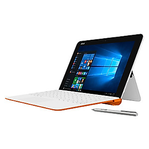 ASUS T102HA-C4-WH Transformer Book 10.1" 2 in 1 Touchscreen Laptop, Intel Quad-Core, White, Pen and Keyboard Included